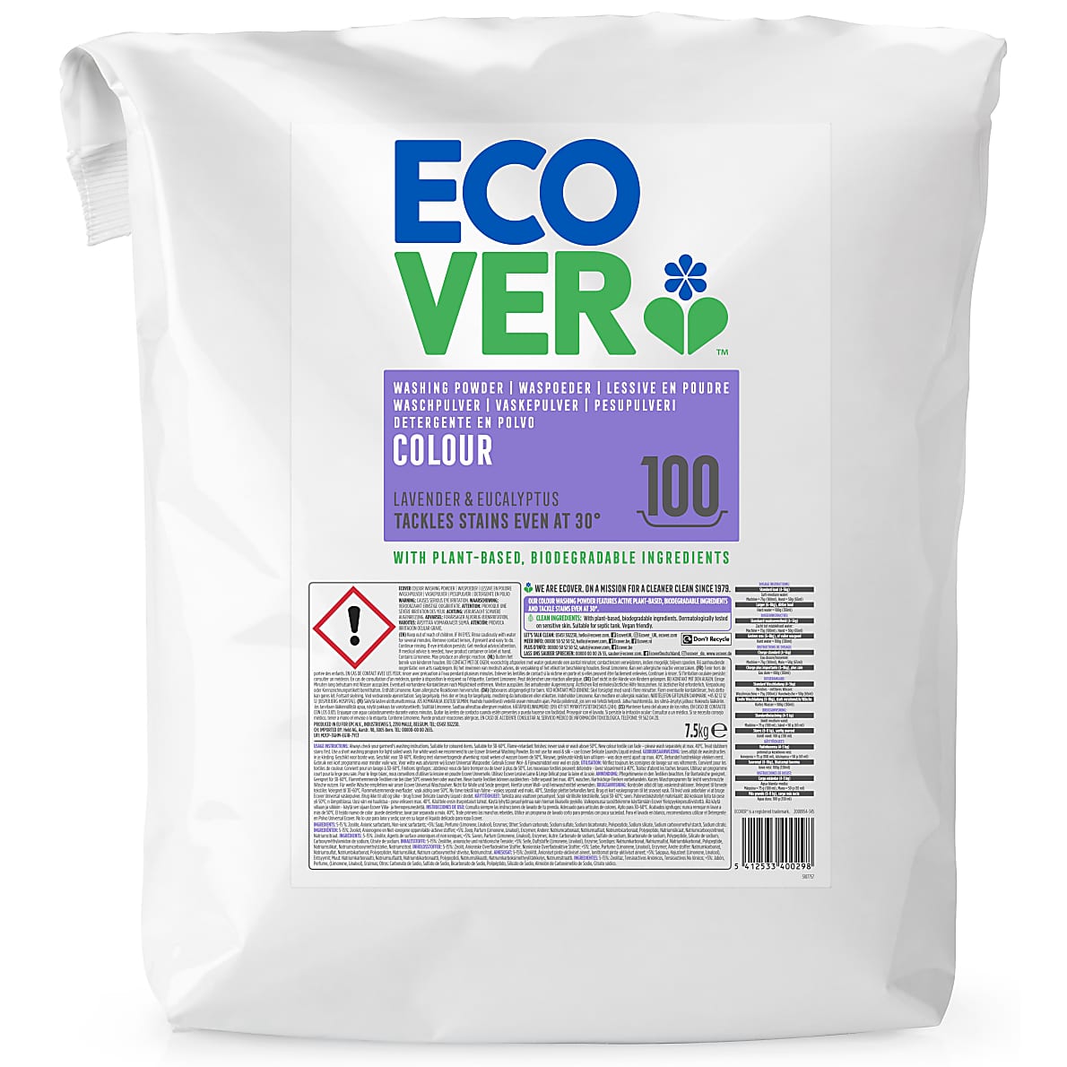 Ecover Color Waschpulver Konzentrat 7 5kg